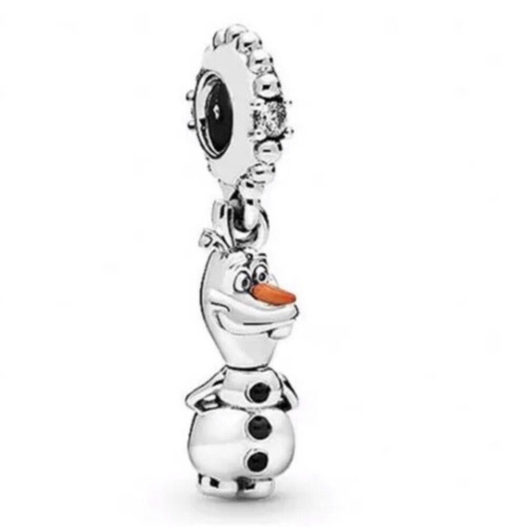 Jewelry | Disney Frozen Olaf Silver Charm Fit Pandora | Poshmark